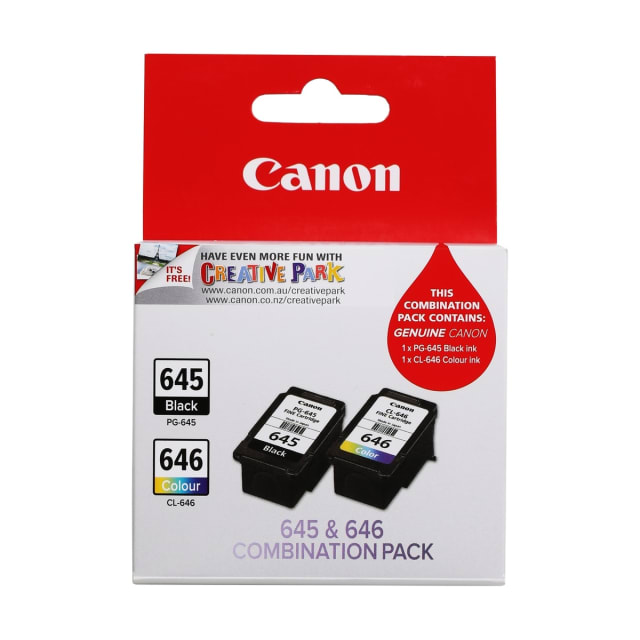 Canon PG-645 & CL-646 Ink Cartridge Combination Pack - Kmart