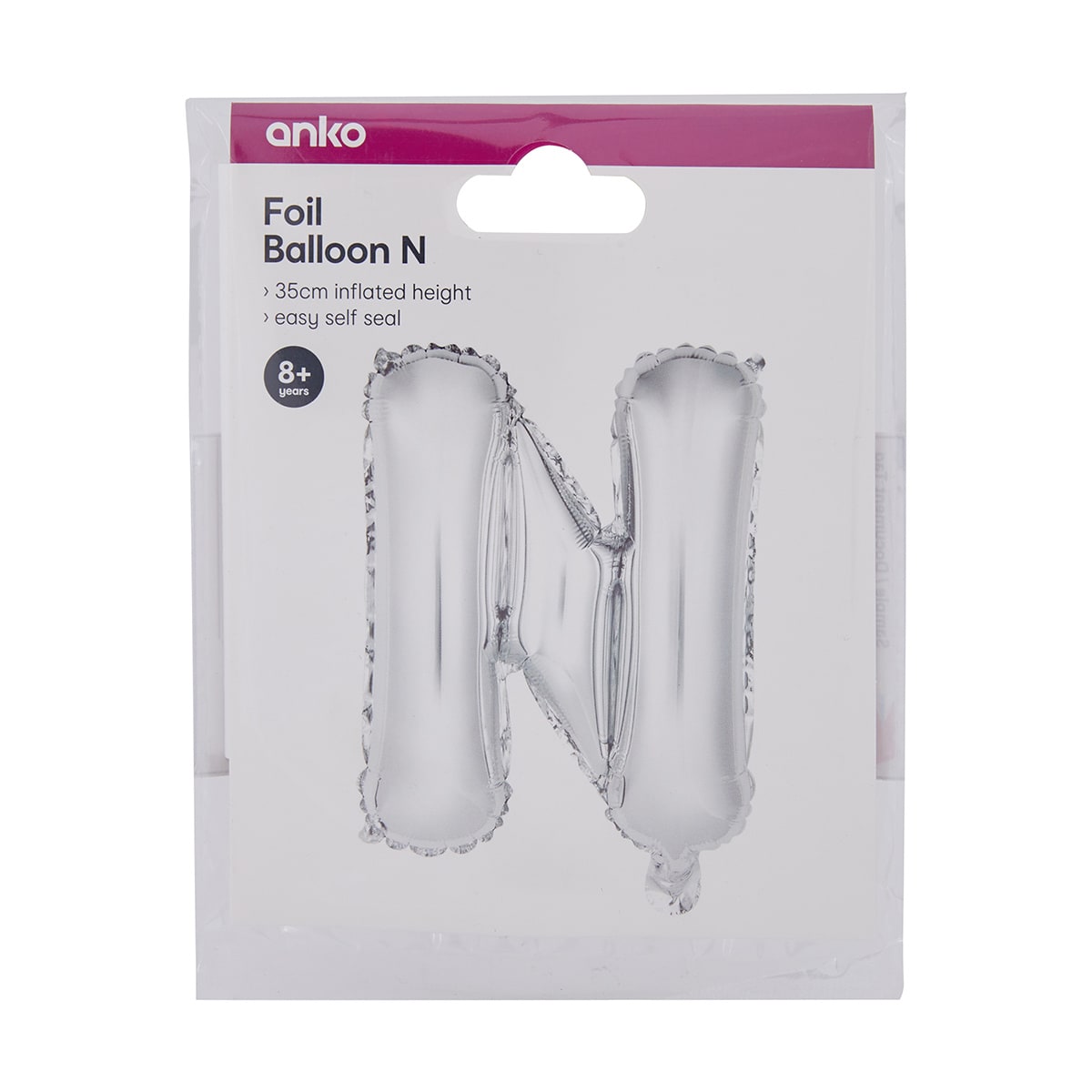 Foil Balloon - Letter N - Kmart
