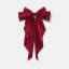 Burgundy Red Barrette Large Bow Hair Clip - Kmart