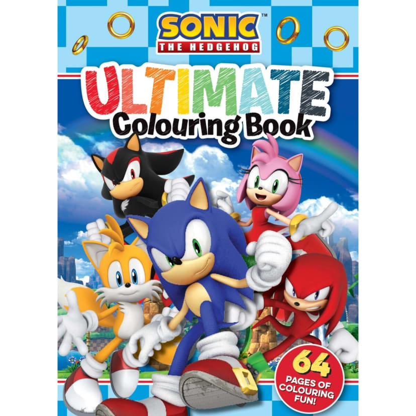 Sonic the Hedgehog Ultimate Colouring Book - Kmart