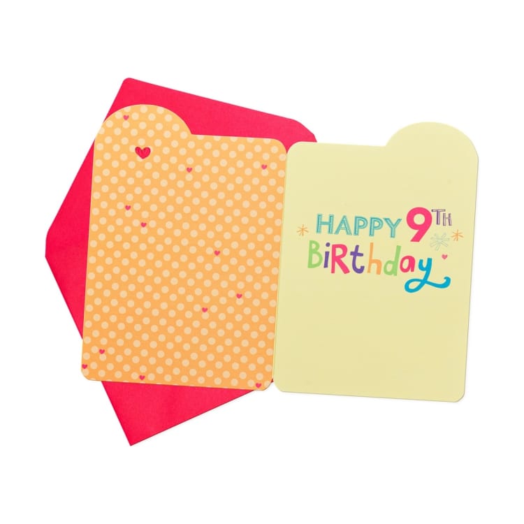 Hallmark Birthday Card - Age 9 - Kmart