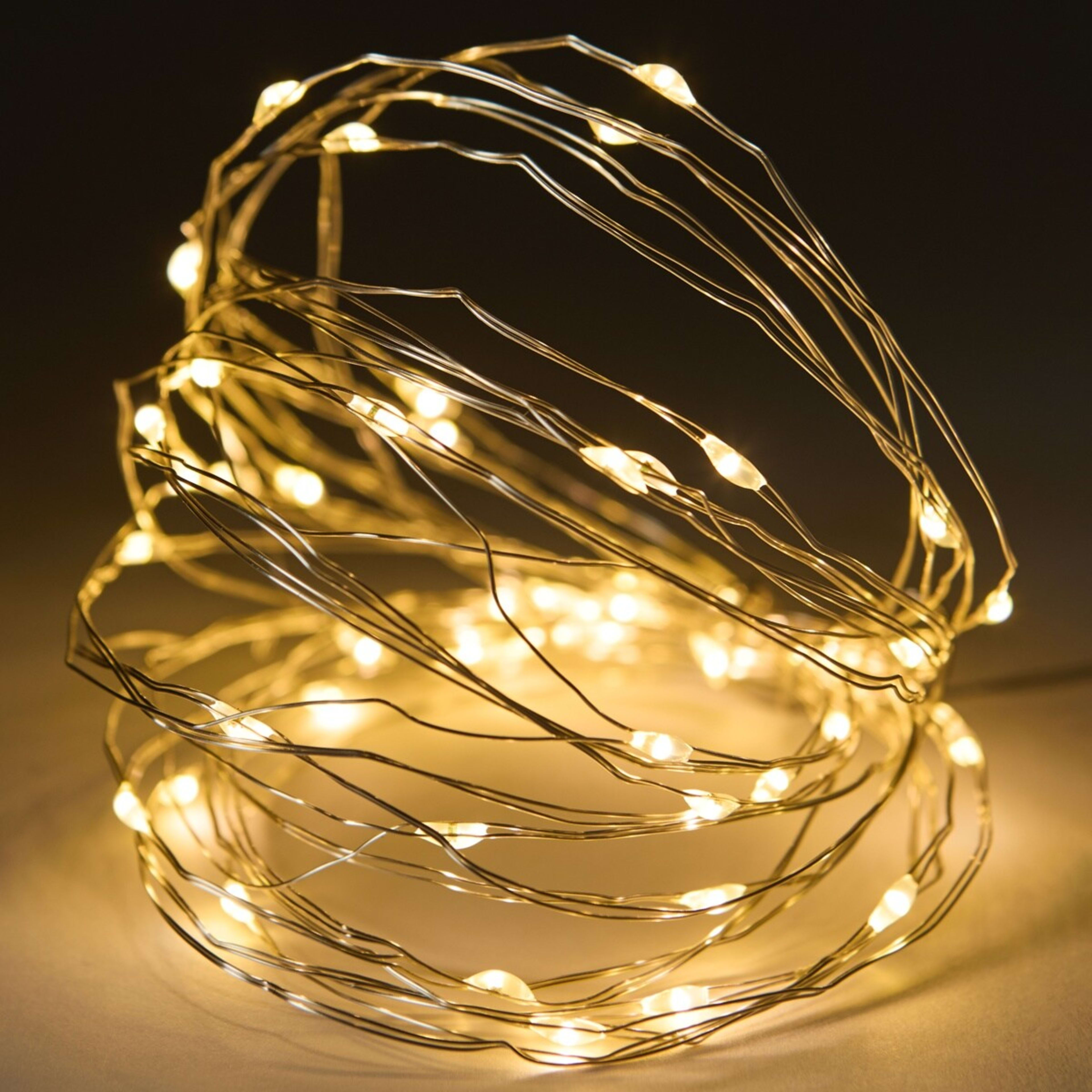 Silver Wire String Lights - Kmart