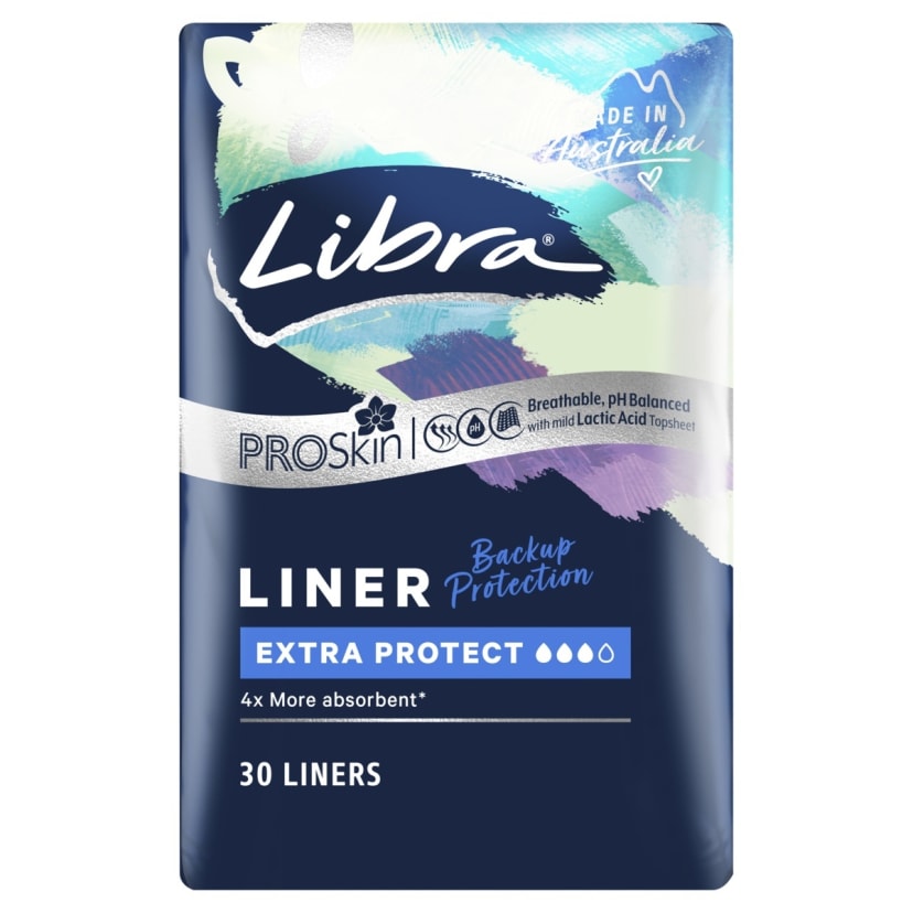 30 Pack Libra ProSkin Extra Protect Liners - Kmart