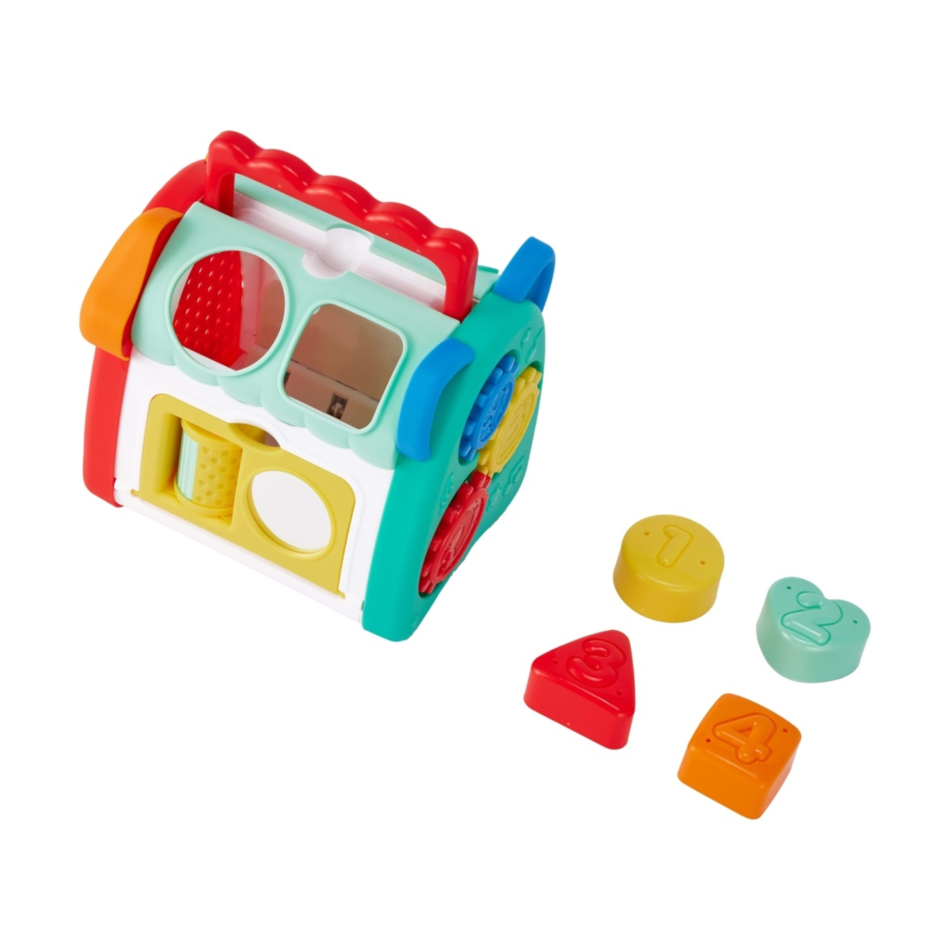 5 Piece Play & Learn Shape Sorter House - Kmart