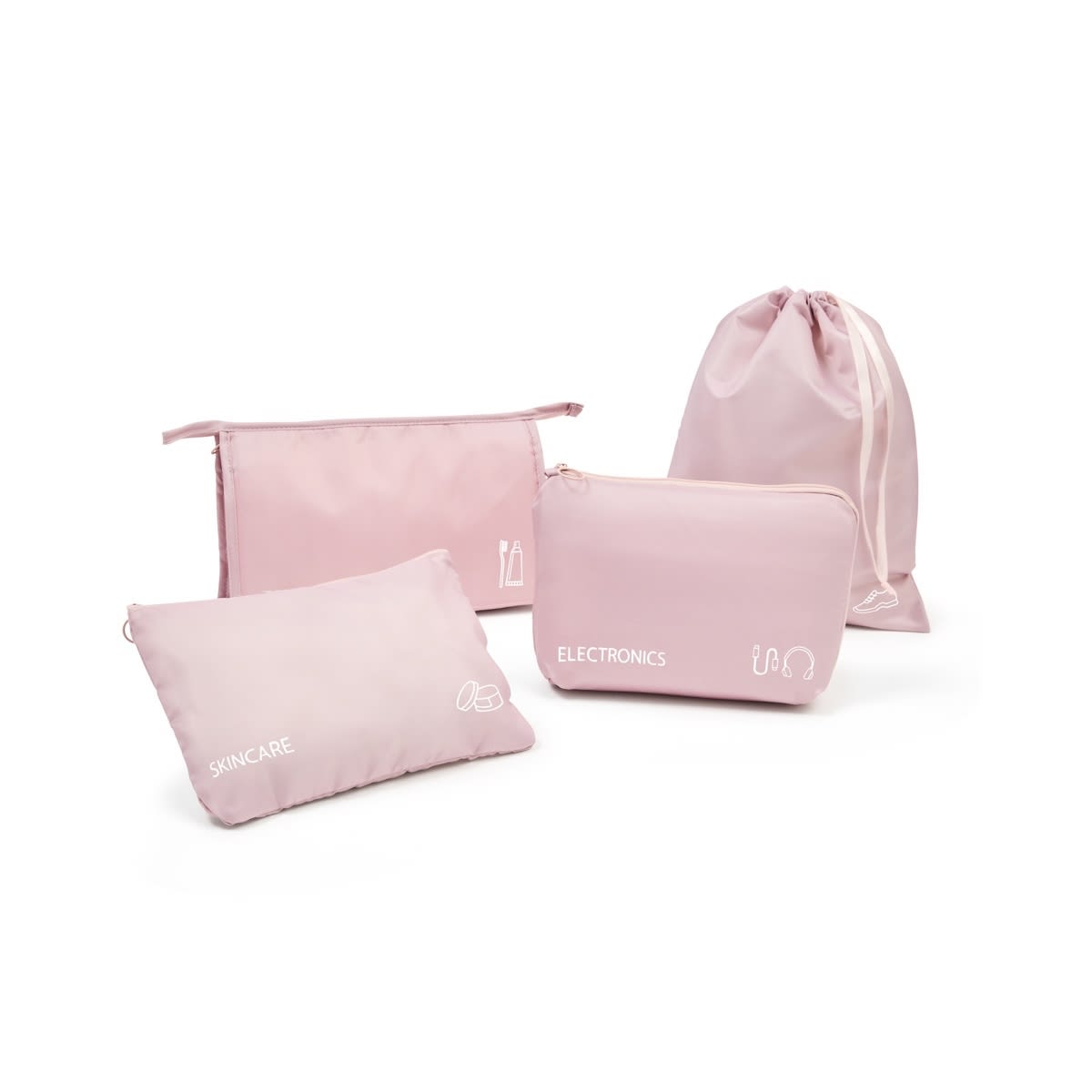 7 Piece Packing Cube - Pink - Kmart