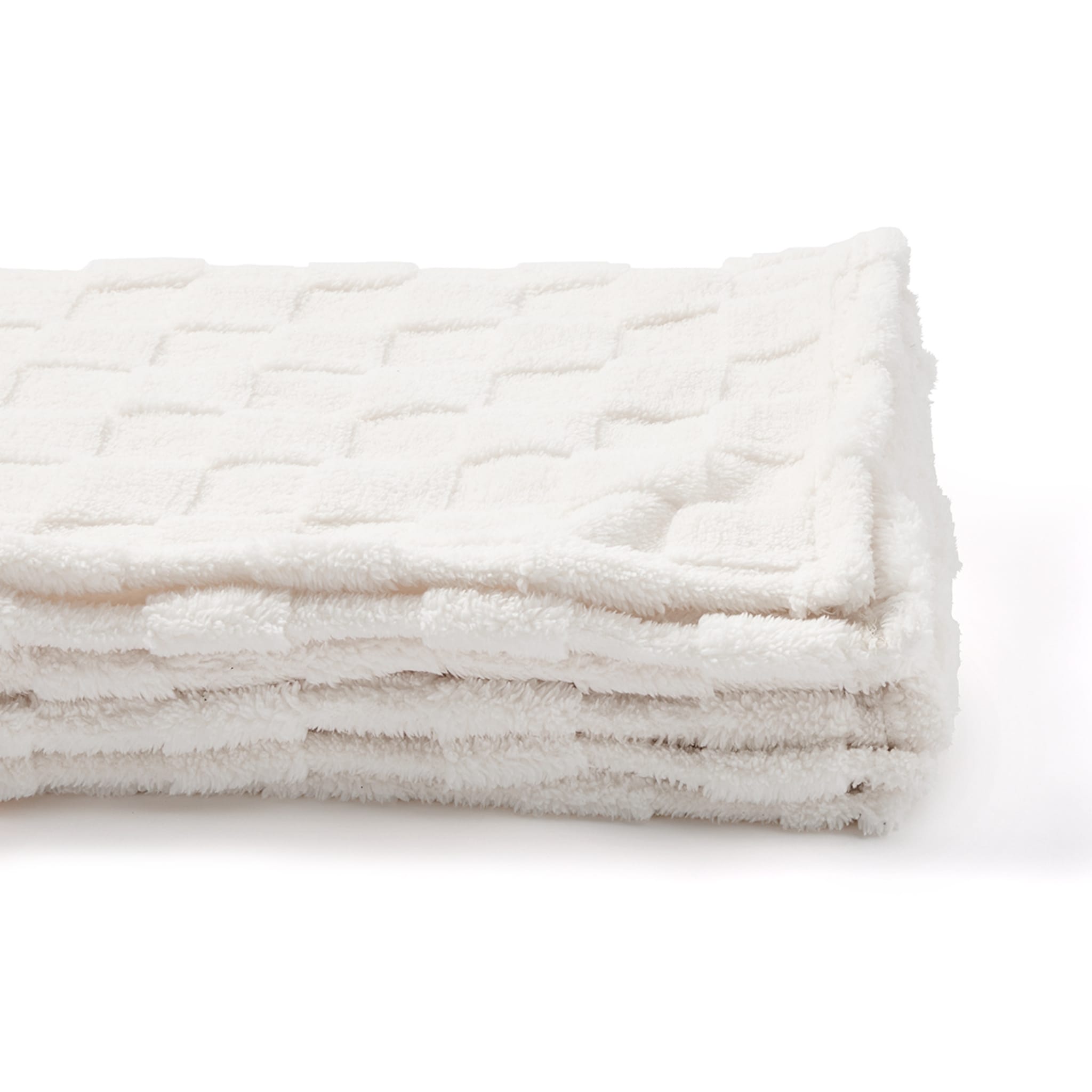 Soft Check Throw - Off White - Kmart NZ