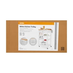 White Kitchen Trolley - Kmart