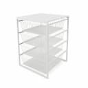 Mesh and Wire 4 Drawer Unit - White - Kmart NZ