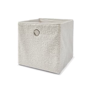Collapsible Storage Cube - Boucle - Kmart