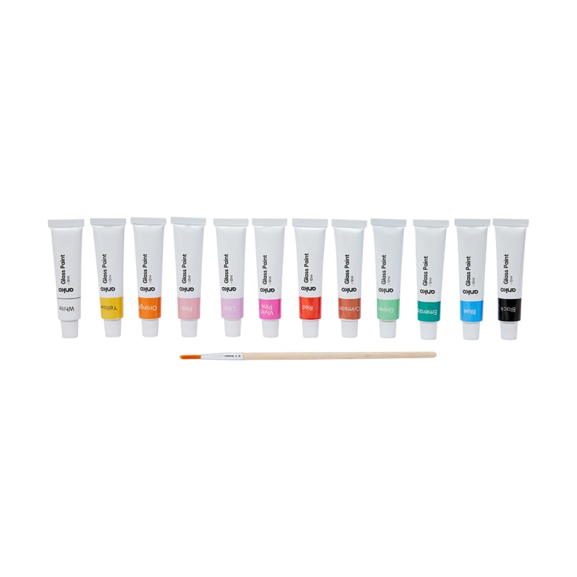 12 Pack Glass Paint - Kmart