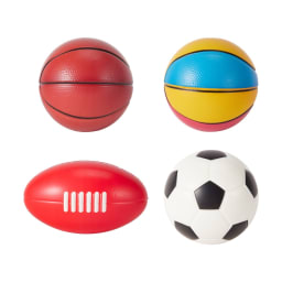Foam Sports Ball - Assorted - Kmart
