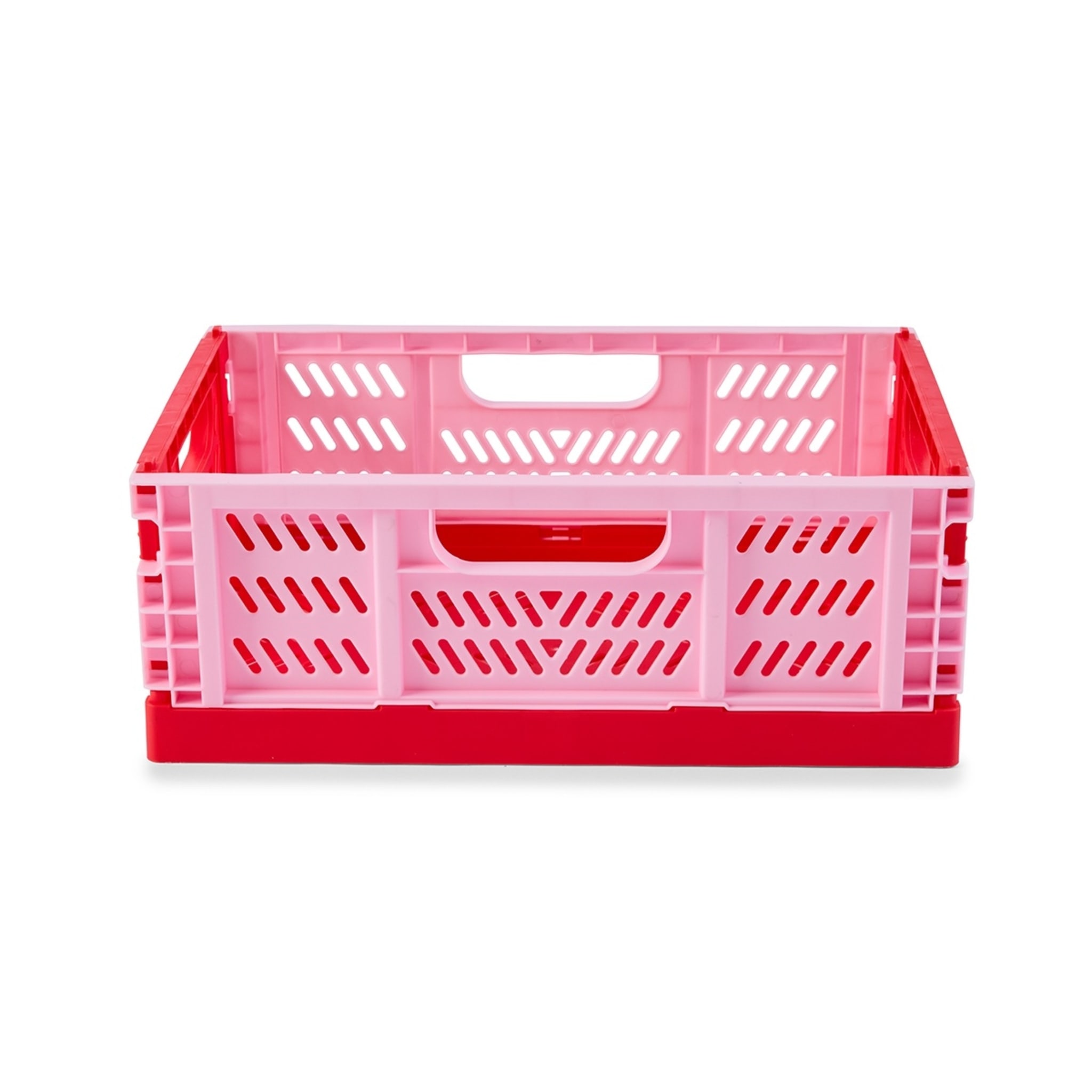 5L Collapsible Crate - Small, Red - Kmart NZ