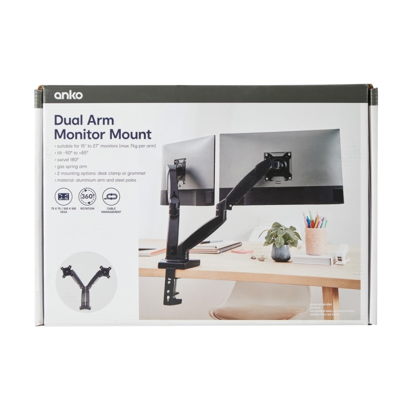 Dual Arm Monitor Mount - Kmart NZ
