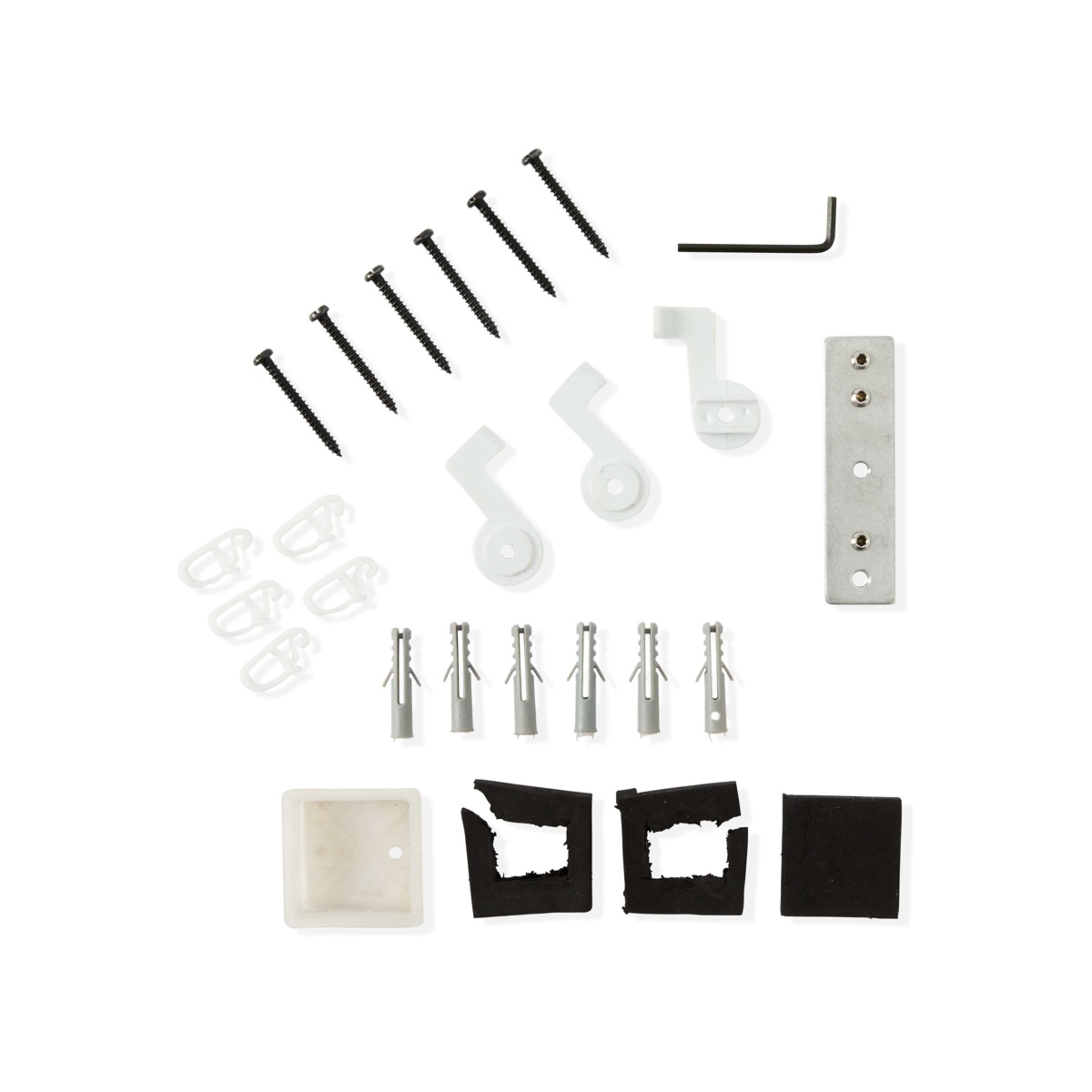 S-Fold Curtain Track - White - Kmart