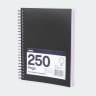 A5 5 Subject Notebook - Black - Kmart