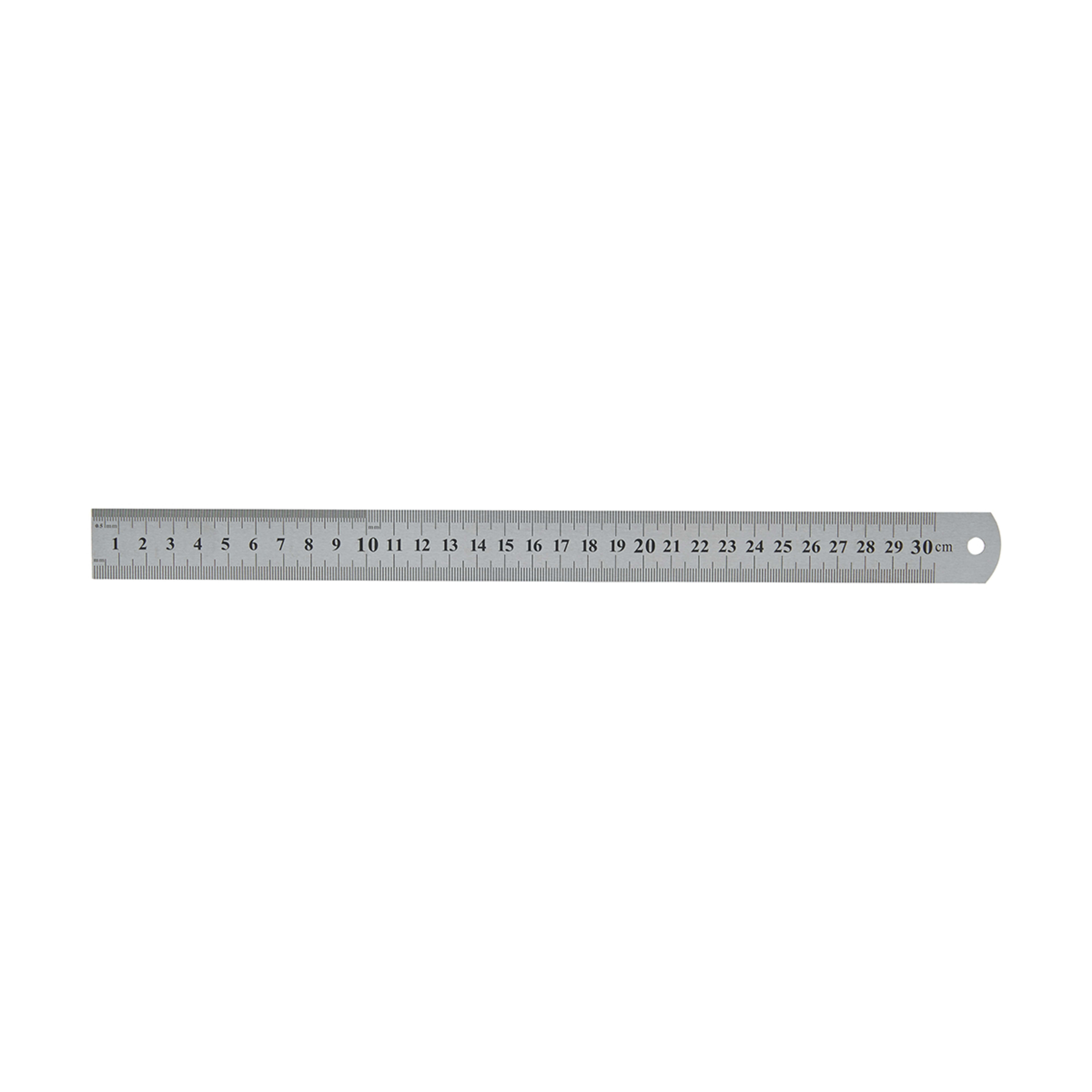 30cm Metal Ruler - Kmart