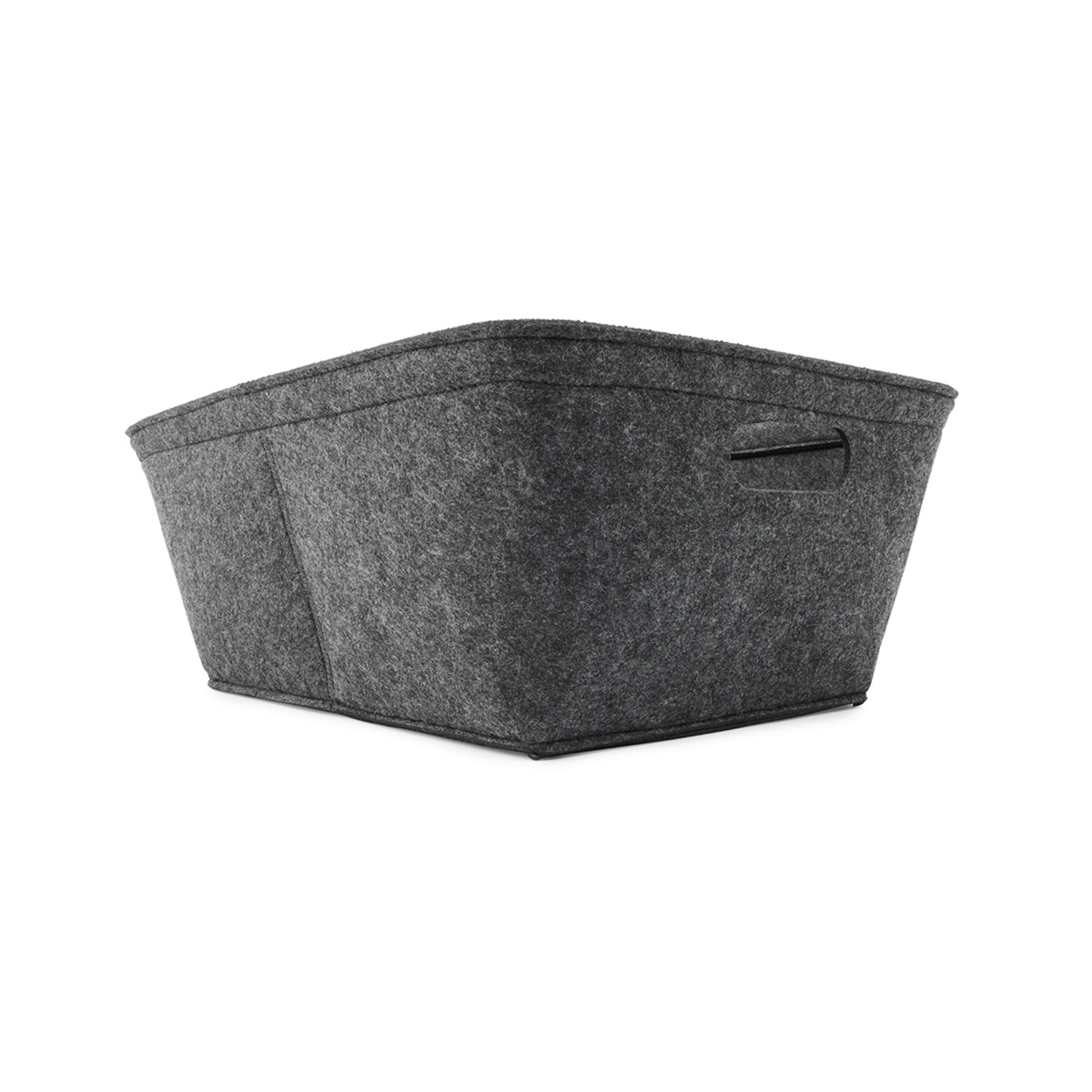 Felt Tub - Small, Charcoal - Kmart