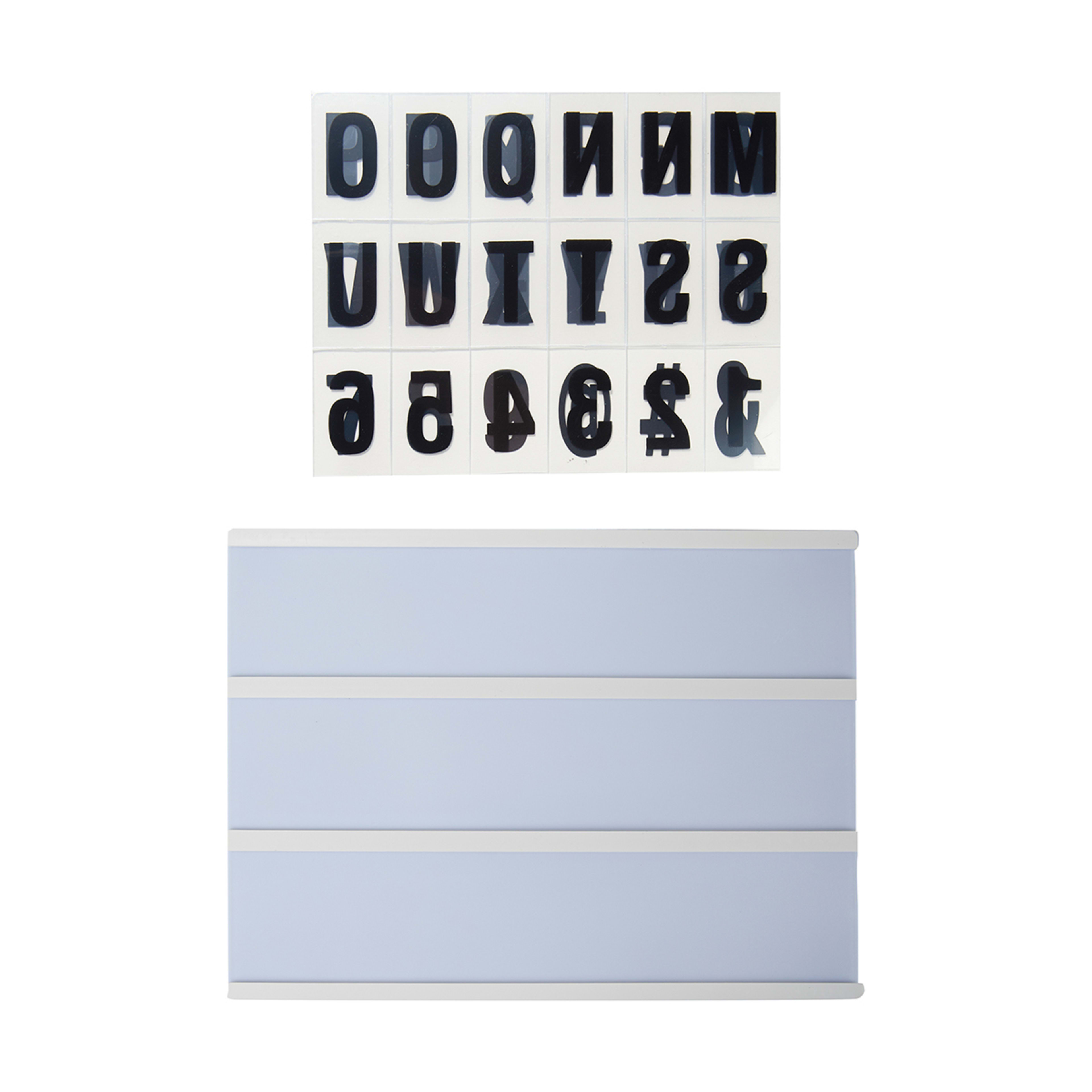 Light Box with Letters - Kmart