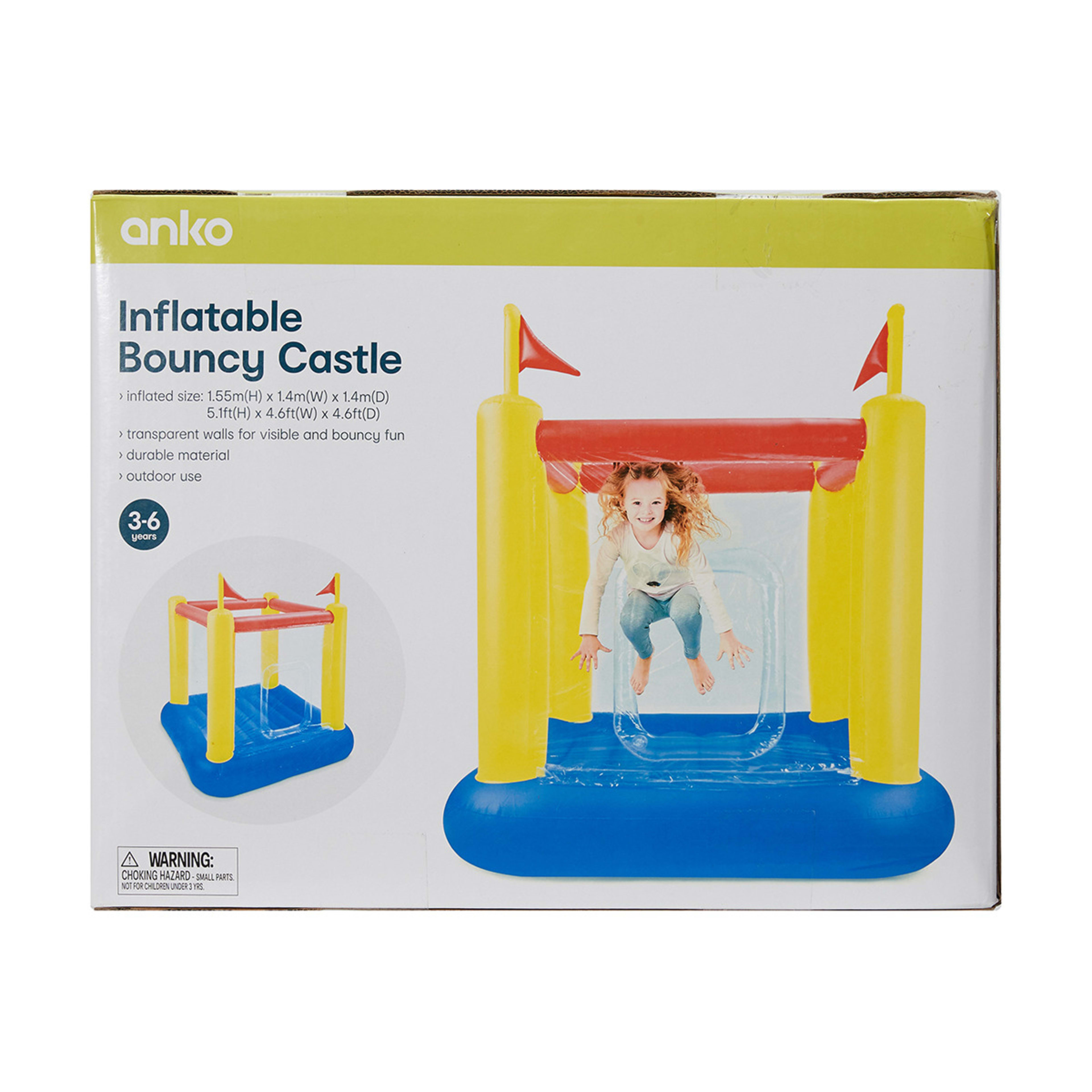Inflatable Bouncy Castle - Kmart