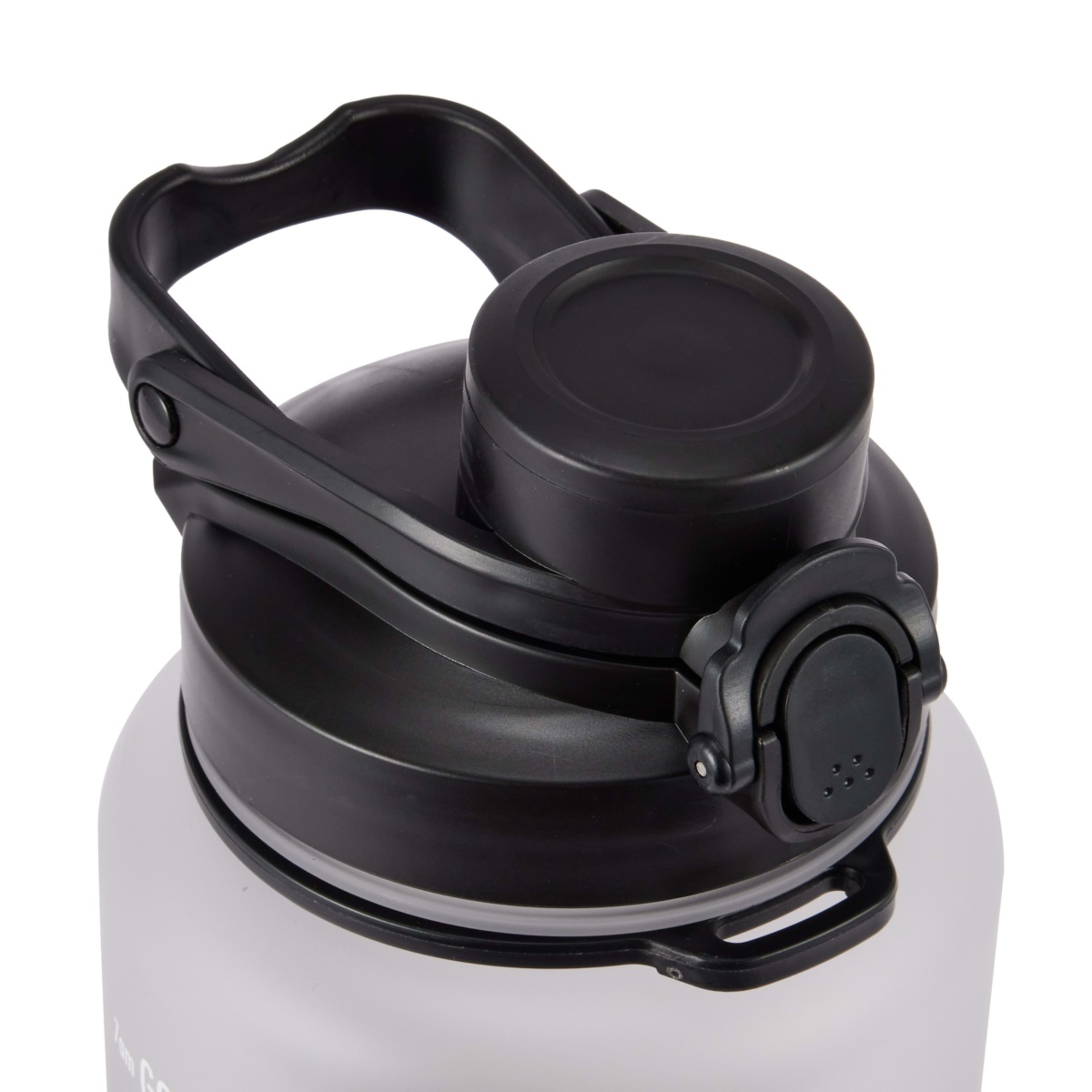 2.1L Black Ombre Daily Intake Flip Lid Drink Bottle - Kmart