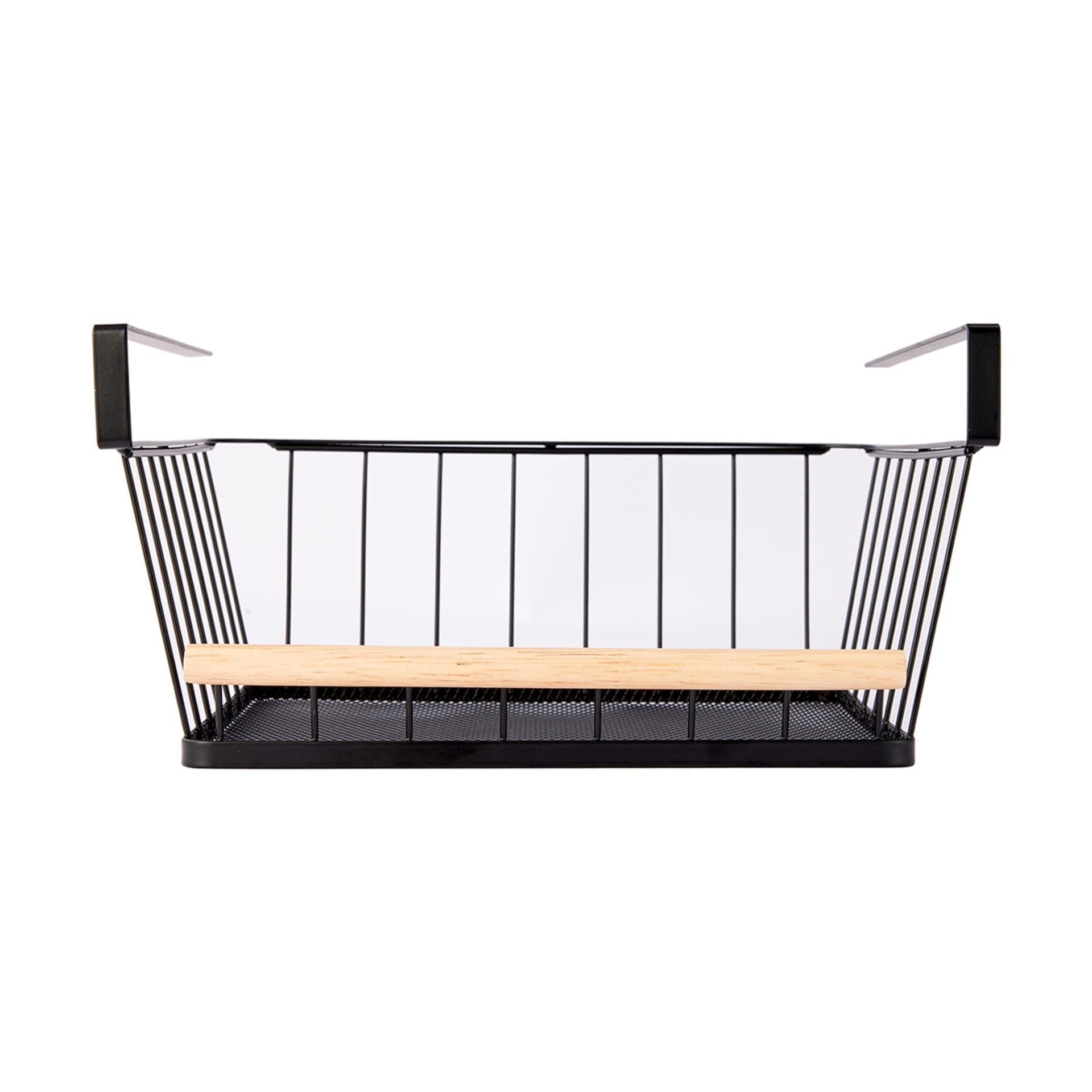 Wire and Wood Undershelf Basket - Kmart