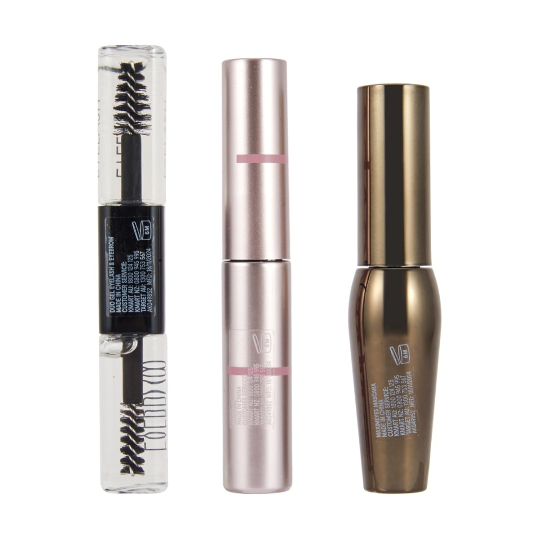 OXX Cosmetics Mini Lashes Mascara Trio - Black - Kmart
