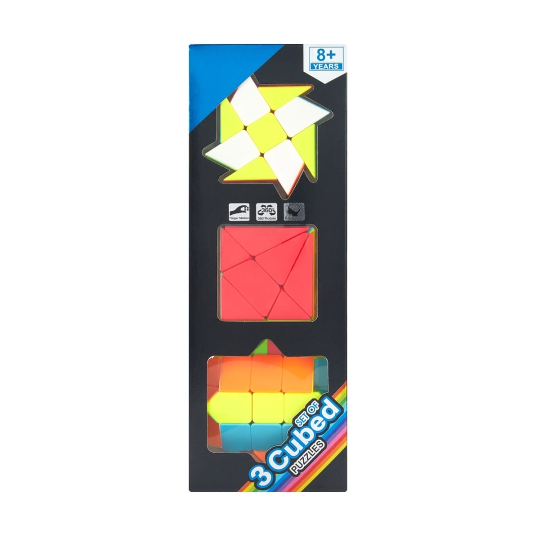 Set of 3 Cubed Puzzles - Kmart