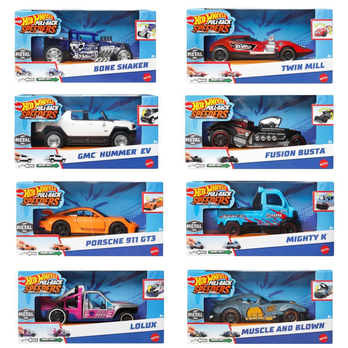 Hot Wheels Pull-Back Speeders 1:43 Scale Vehicle - Assorted - Kmart