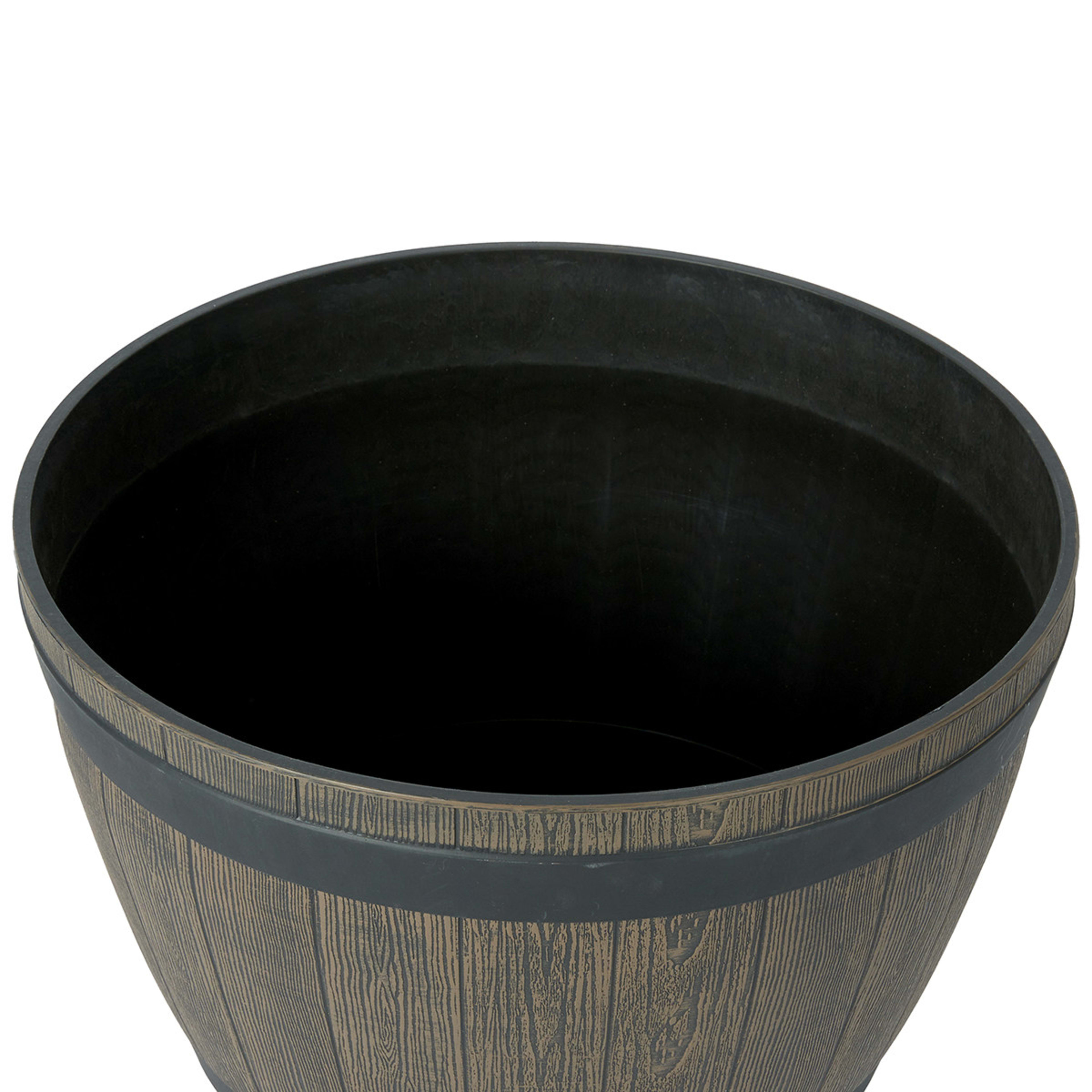 51cm Barrel Look Planter - Kmart