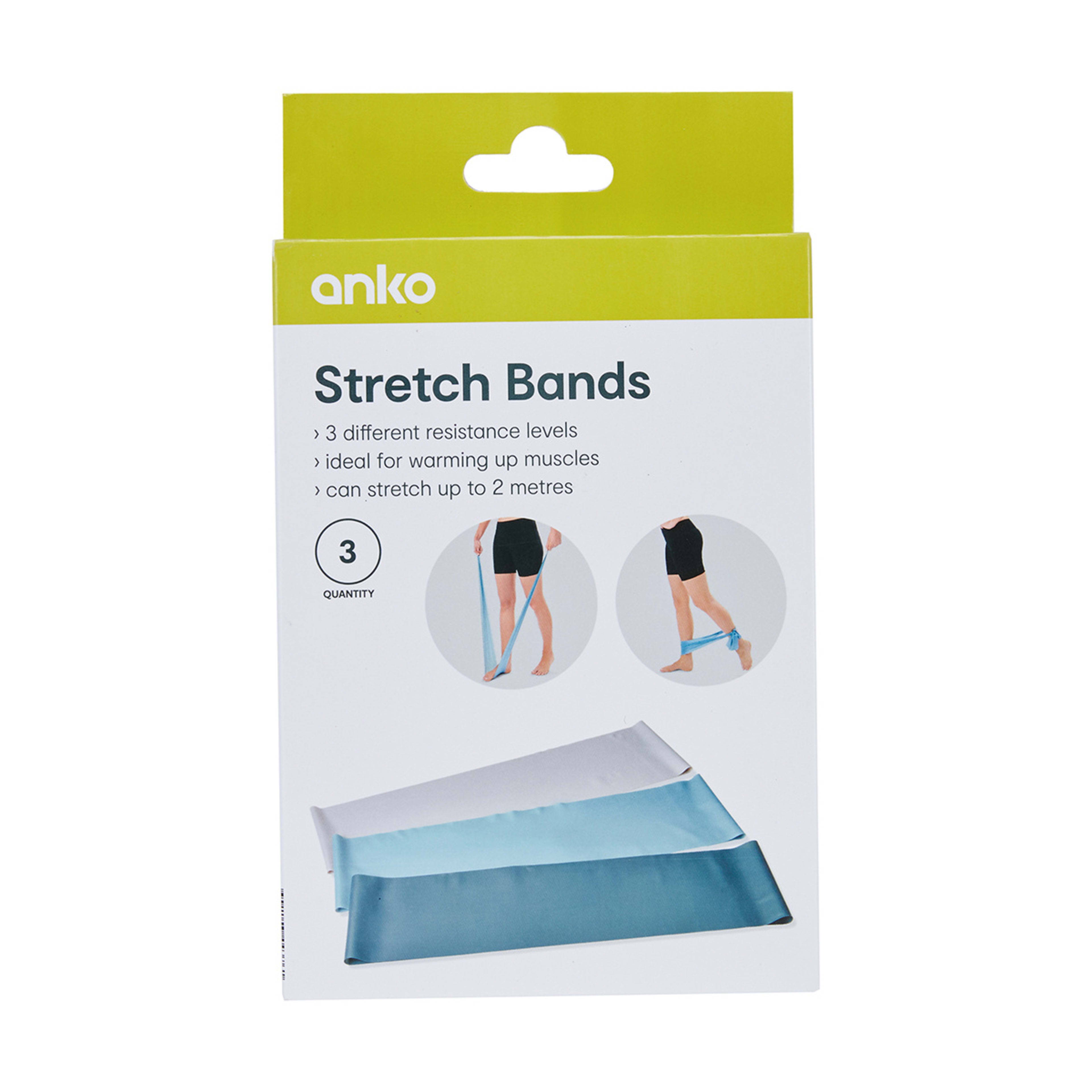 3 Pack Stretch Bands - Kmart