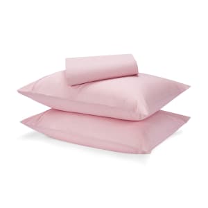 180 Thread Count Sheet Set - Double Bed, Pink - Kmart