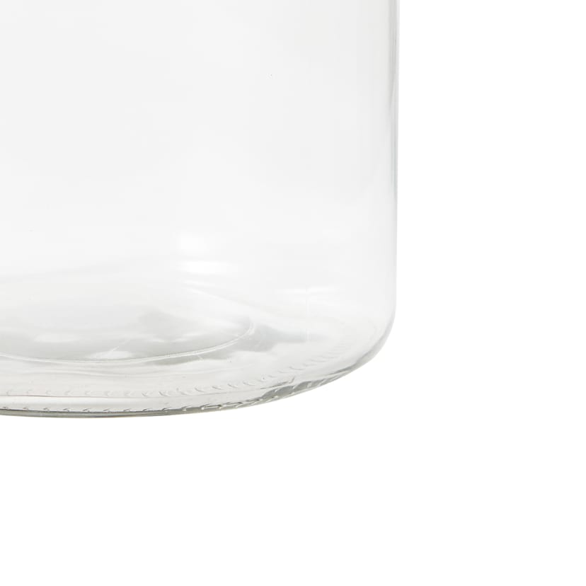 3L Glass Jar with Wood Lid - Kmart