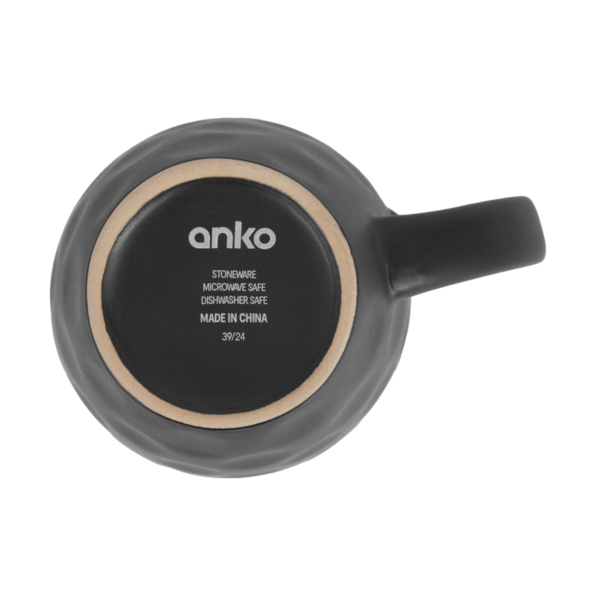 Hammered Black Mug - Kmart