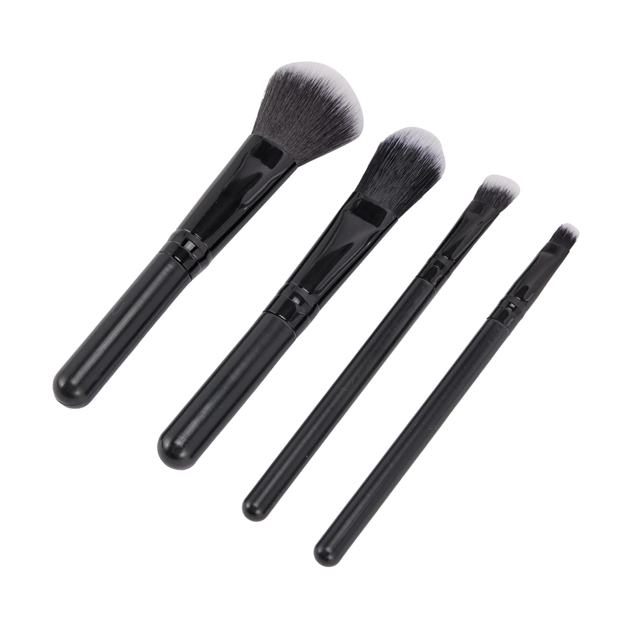 OXX Cosmetics 4 Pack Mini Brush Set - Black - Kmart