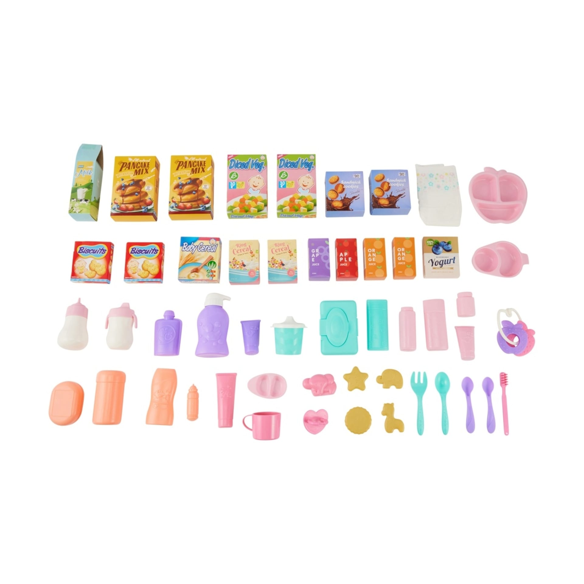 52 Piece Doll Accessories Pack - Kmart