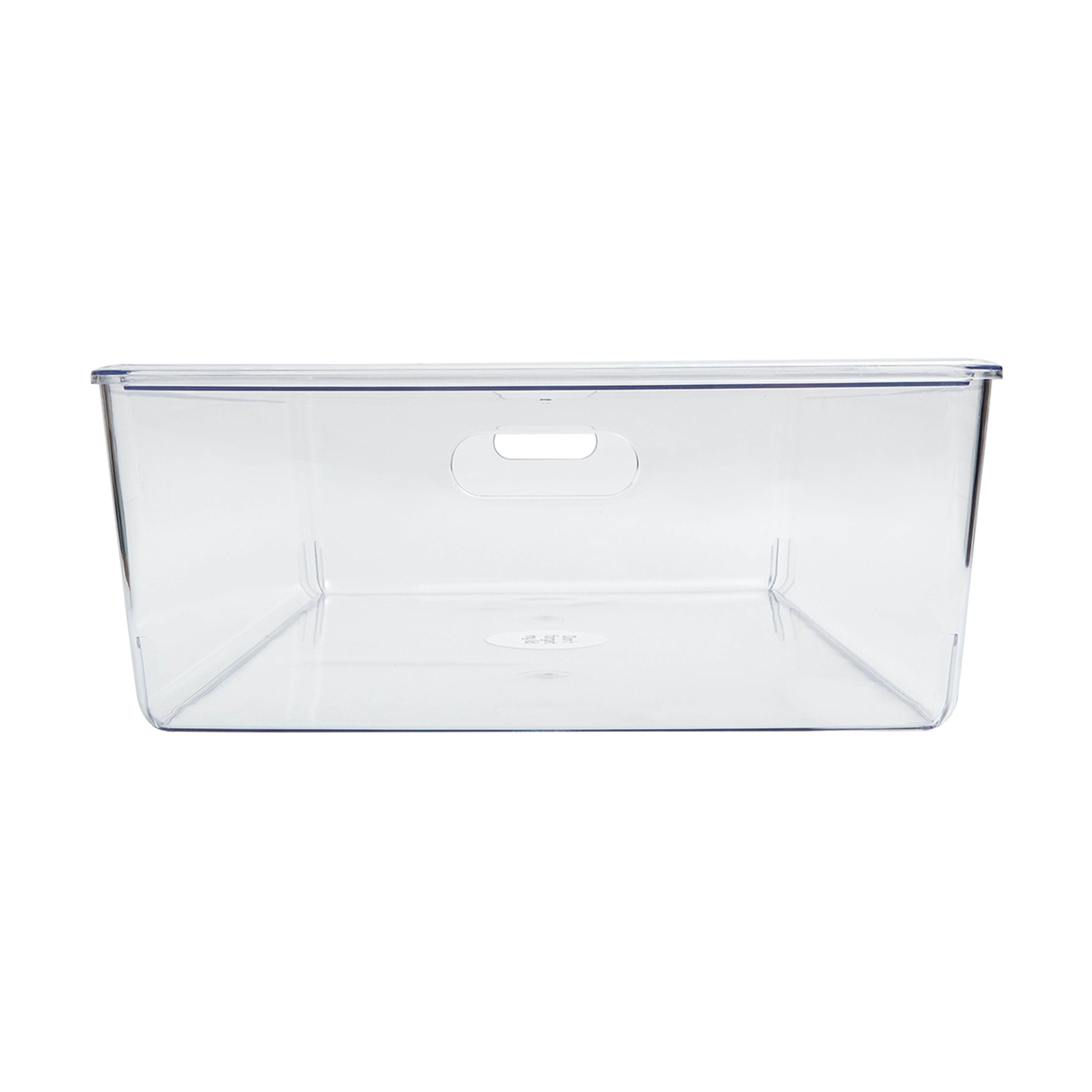 26L Smooth and Shiny Plastic Tub - Clear - Kmart