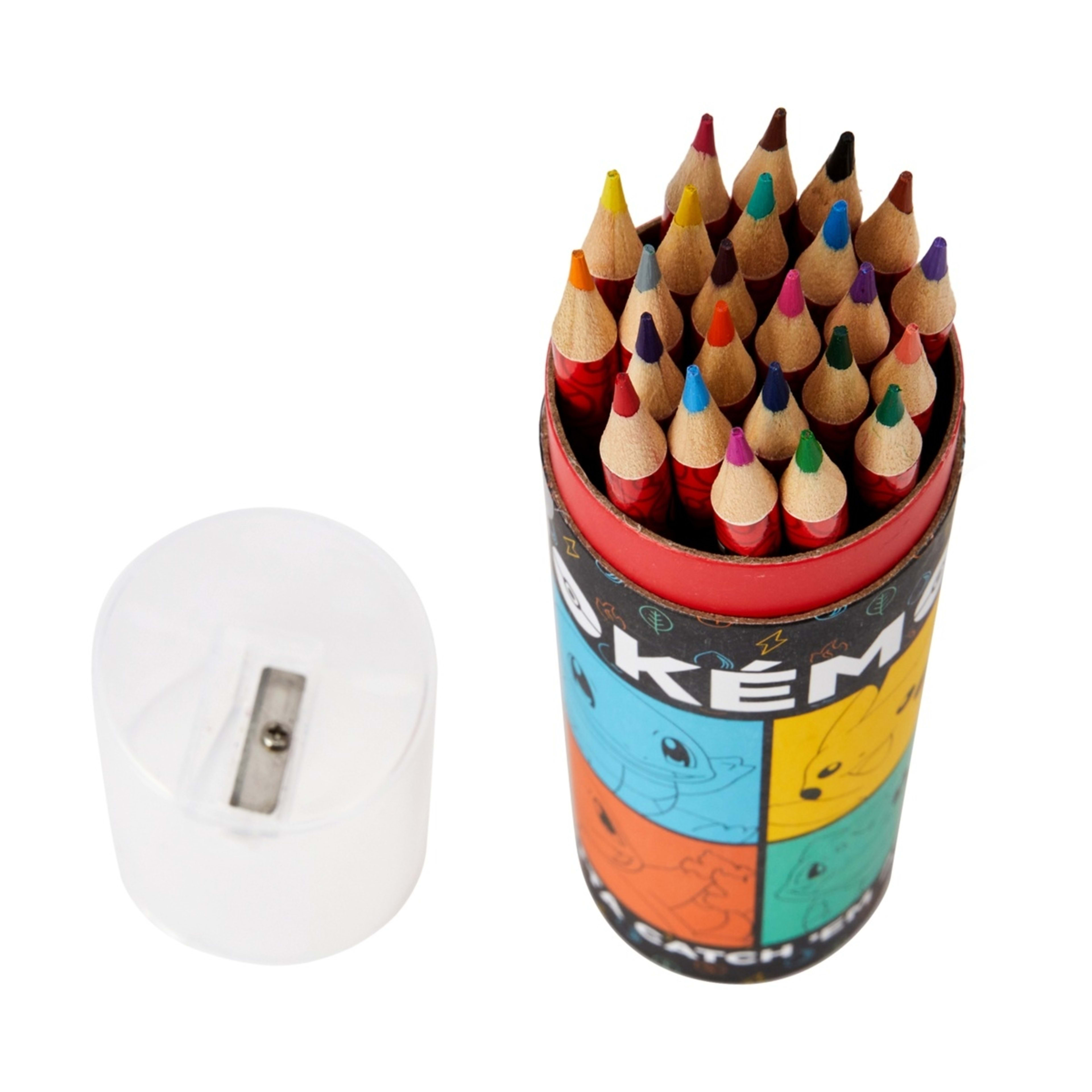 24 Pack Pokemon Pencil Cylinder - Kmart