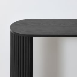 Ribbed Console Table - Black - Kmart