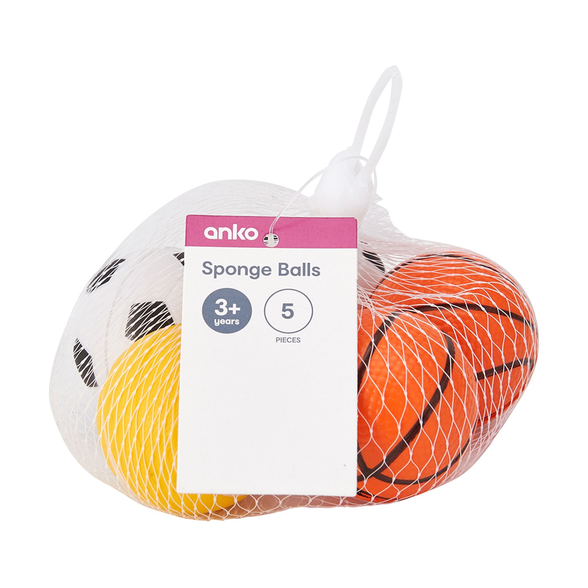 5 Pack Sponge Balls - Kmart