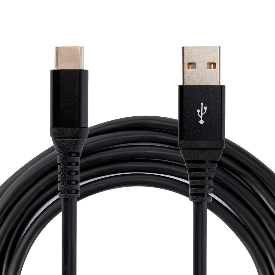 USBC Heavy Duty Cable 2m - Black - Kmart