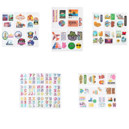 Travel Stickers - Assorted - Kmart NZ
