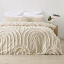 Avery Cotton Quilt Cover Set - Double Bed, Beige - Kmart