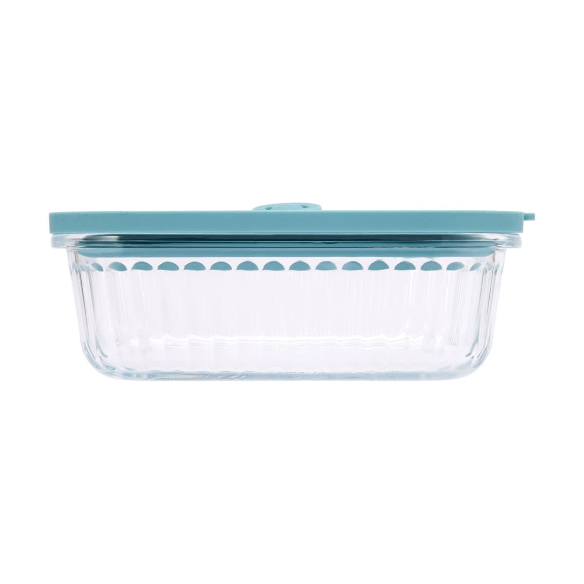 600ml Ribbed Glass Container - Kmart NZ