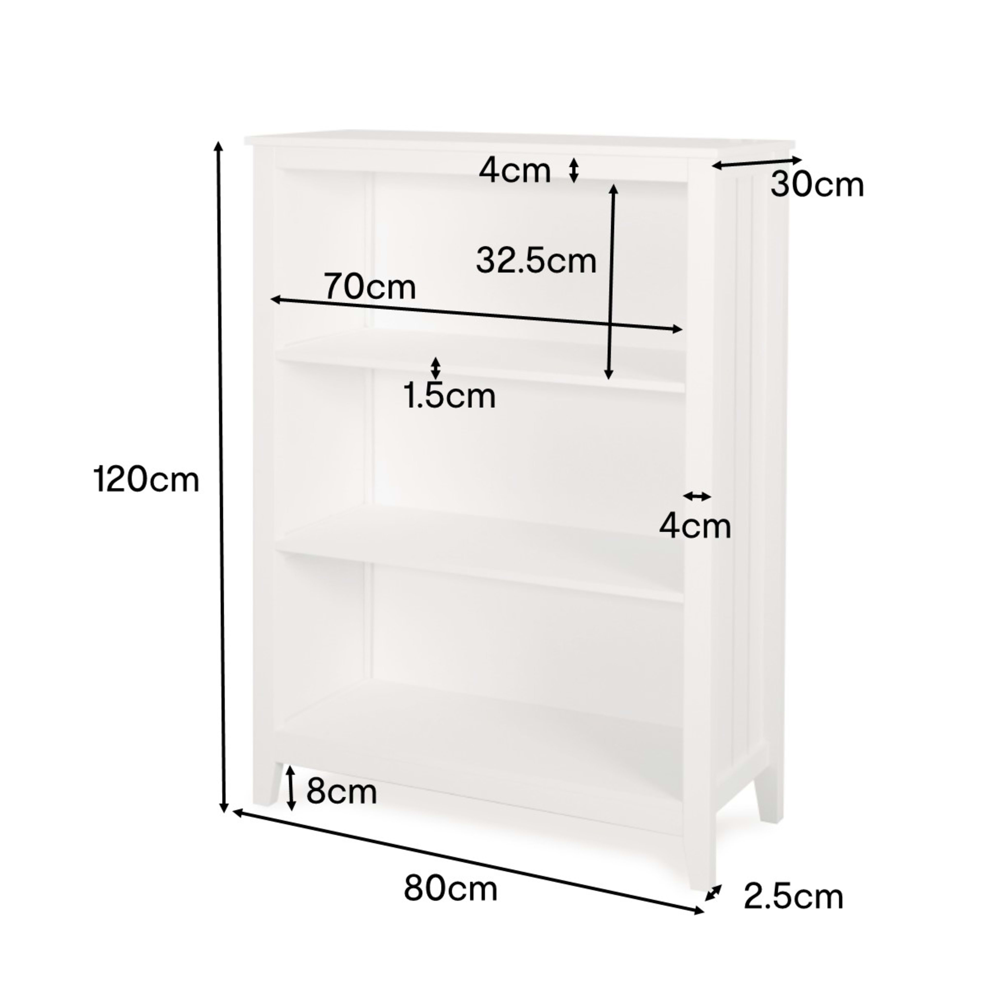 Hamptons Bookshelf - Kmart