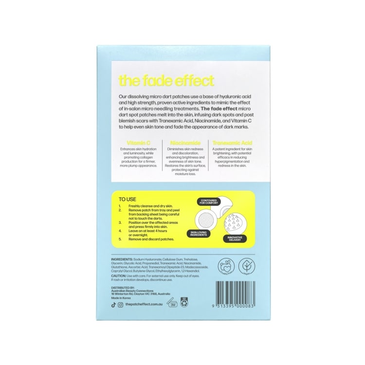 The Patch Effect 9 Piece The Fade Effect Dissolving Micro Dart Patches ...
