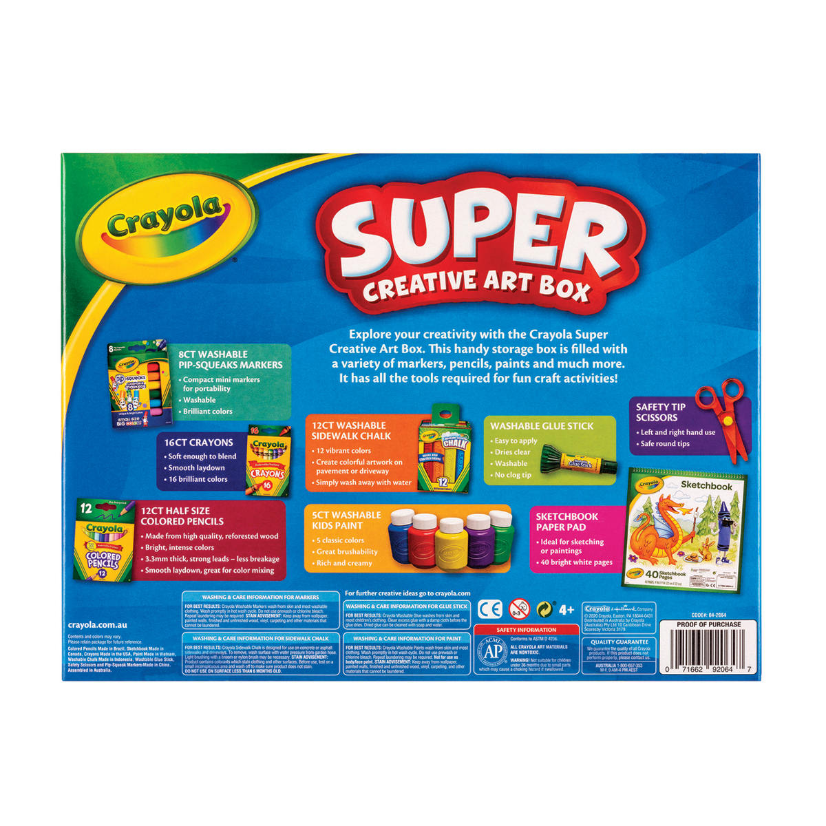 Crayola Super Creative Art Box - Kmart