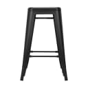 65cm Metal Bar Stool - Black - Kmart