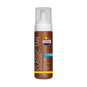 Le Tan Classic Tan Self Tanning Foam 180ml - Vitamin E, Light-Medium ...
