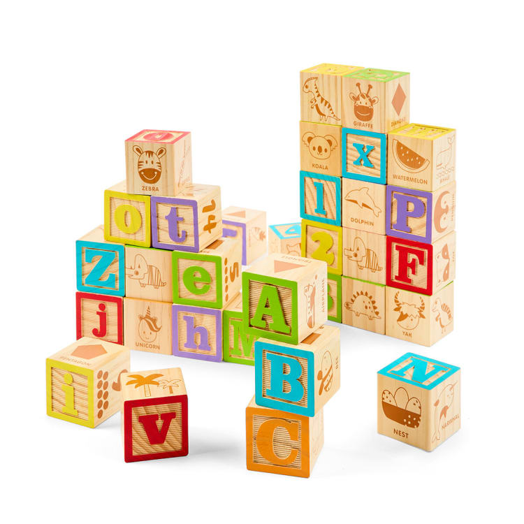 Wooden Alphabet Blocks - Kmart