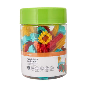 150 Piece Push & Lock Block Tub - Kmart